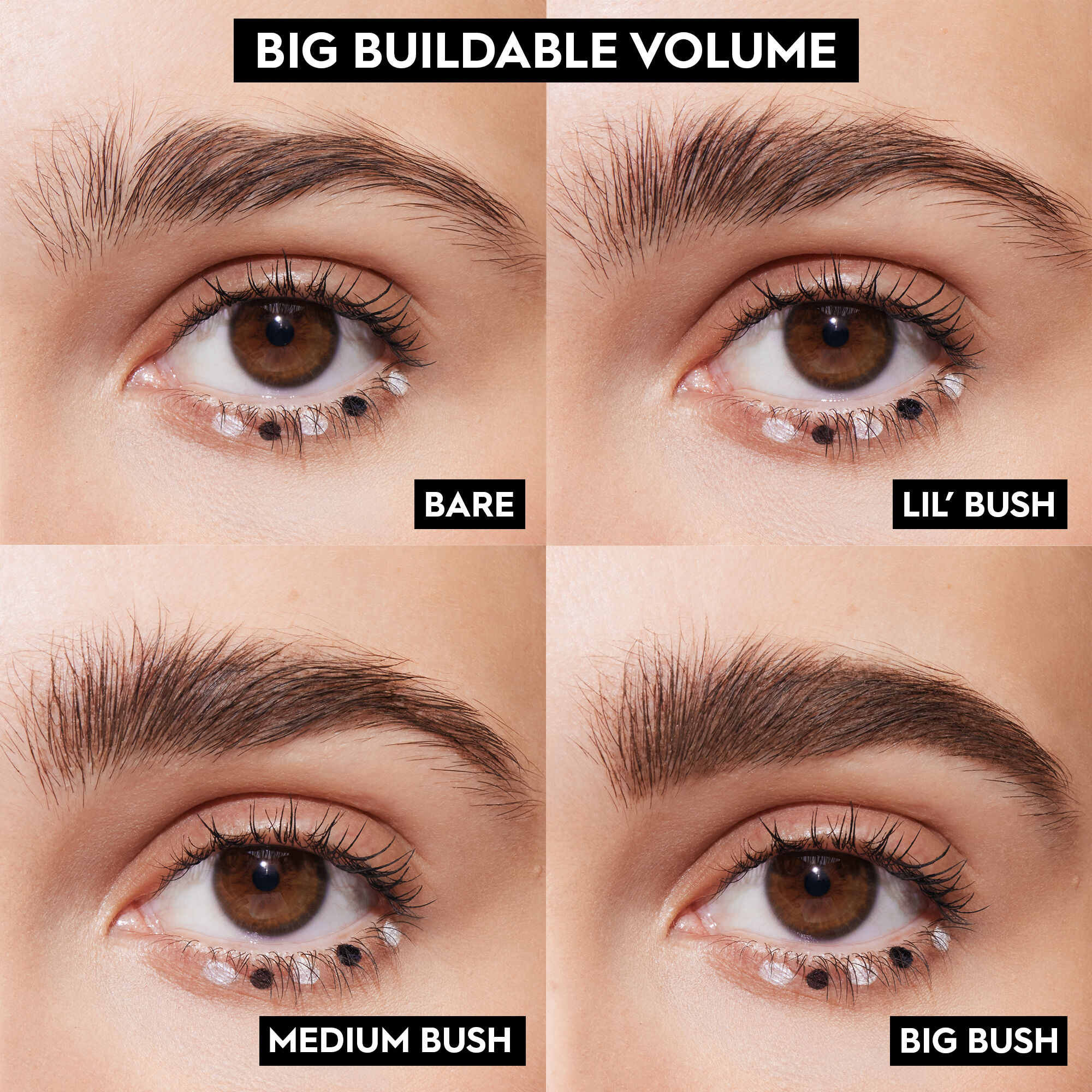 Big Bush Brow Volumizing Tinted Brow Gel - Long-Lasting Vegan Fiber ...